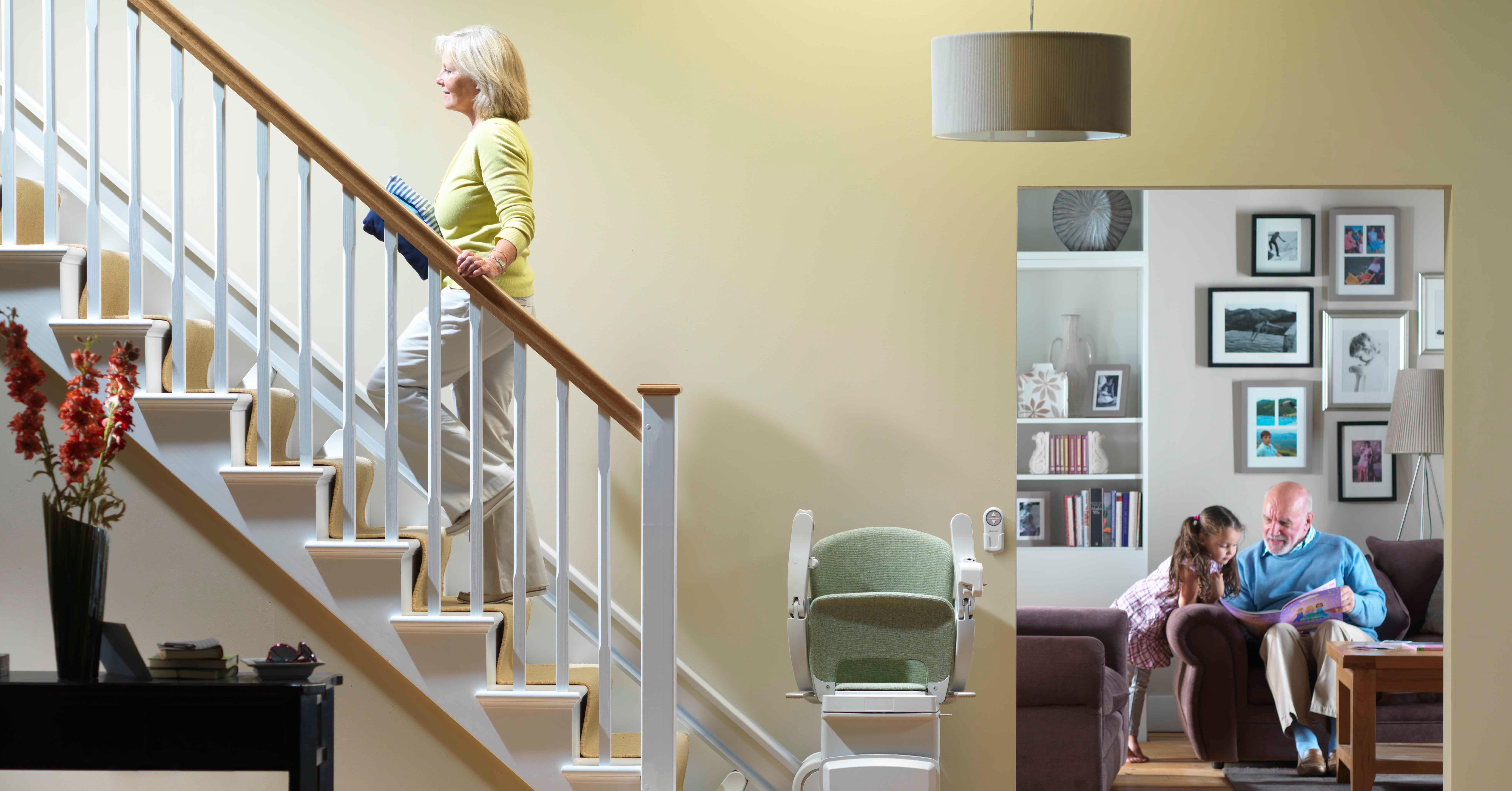 Folding Stair Lifts That Dont Get In Your Way Stannah